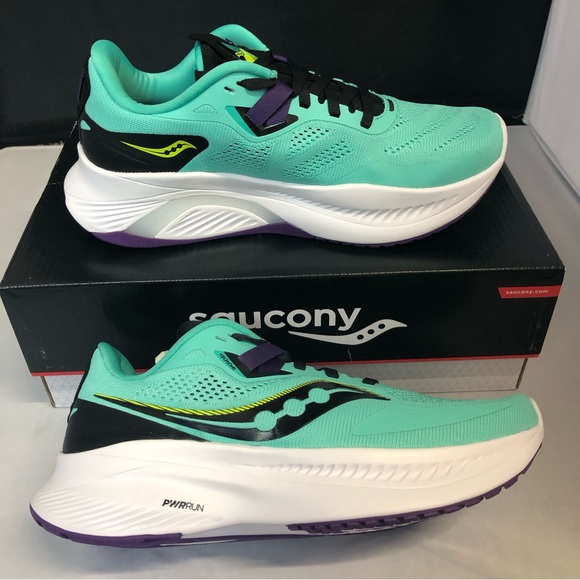 Saucony | Shoes | Nib Saucony Guide 5 Womens Sneakers Cool Mint Acid ...